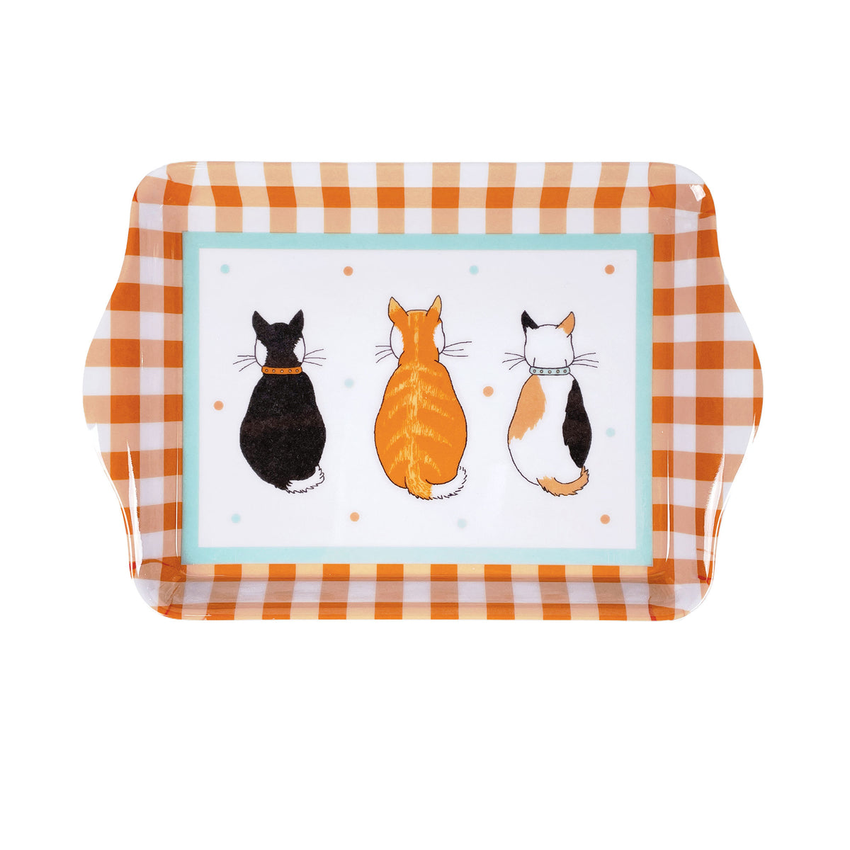 Cats In Waiting 2026 Scatter Tray in Orange – Ulster Weavers