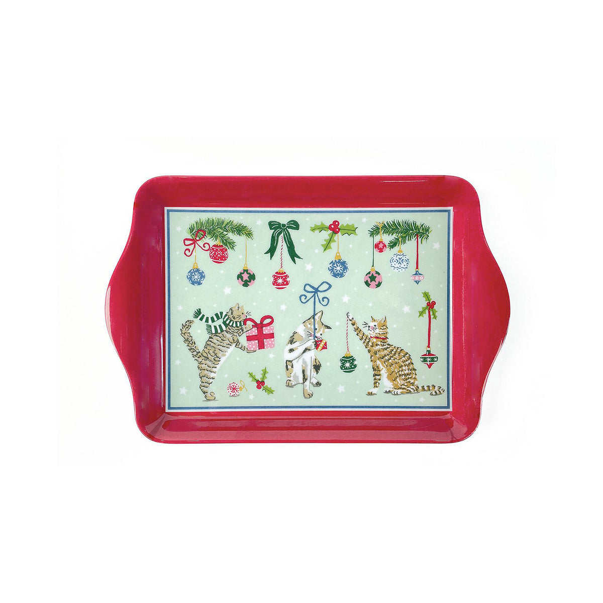 Christmas Cats Scatter Tray in Seafoam – Ulster Weavers
