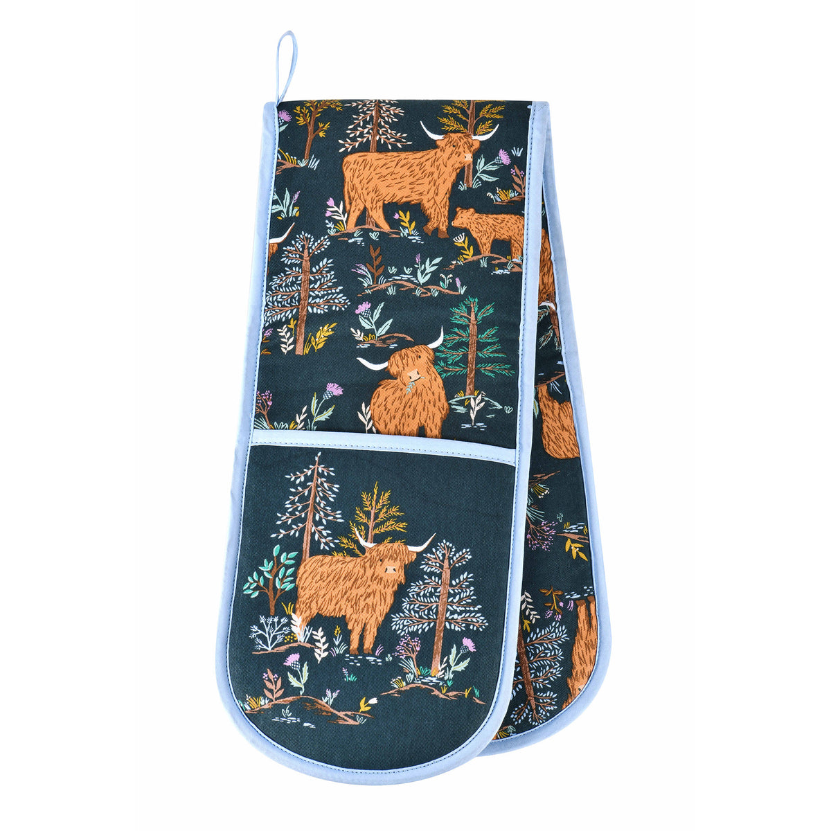 Connie the Cow Double Oven Glove in Navy – Ulster Weavers