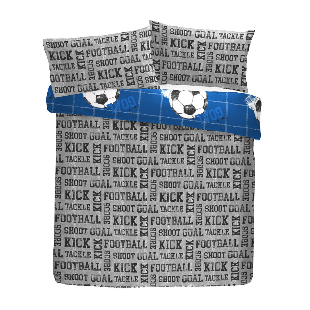 Football Duvet Cover Set in Blue – Ulster Weavers
