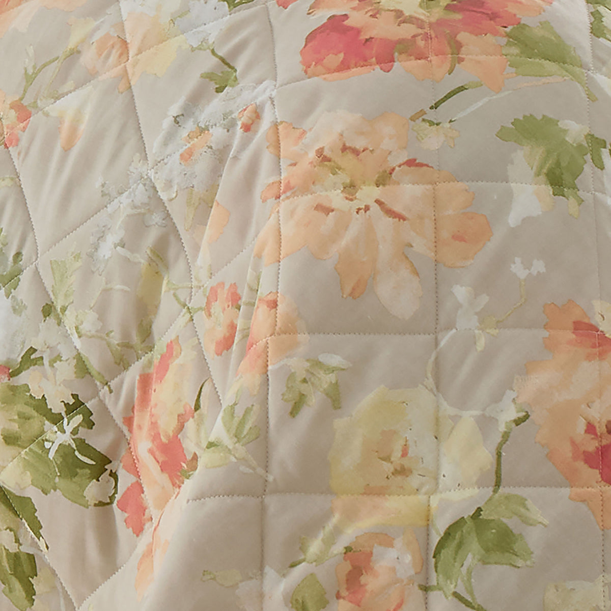 Flourette Bedspread by Dreams & Drapes Design in Natural 200cm X 230cm ...