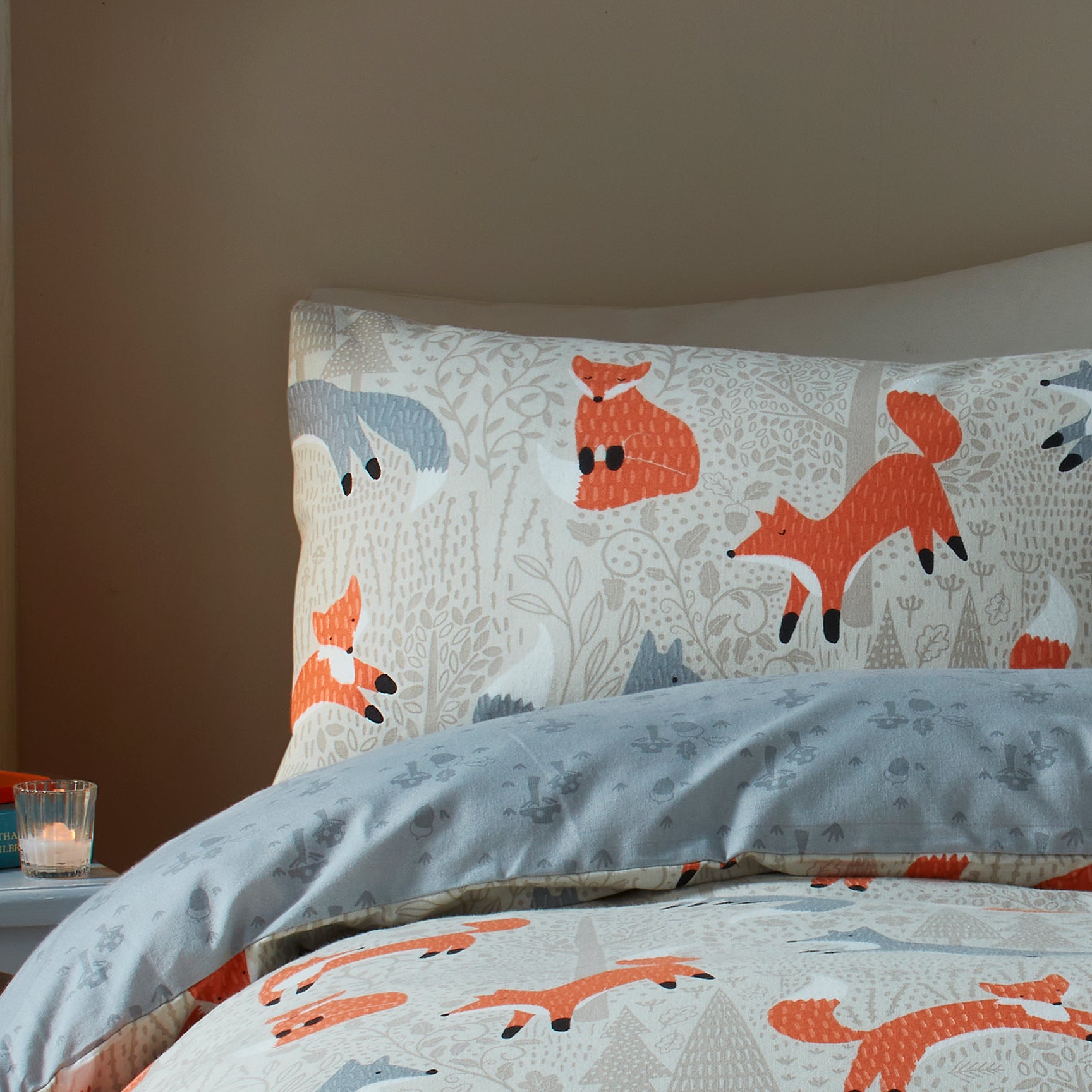 Foraging Fox Duvet Cover Set in Natural – Ulster Weavers