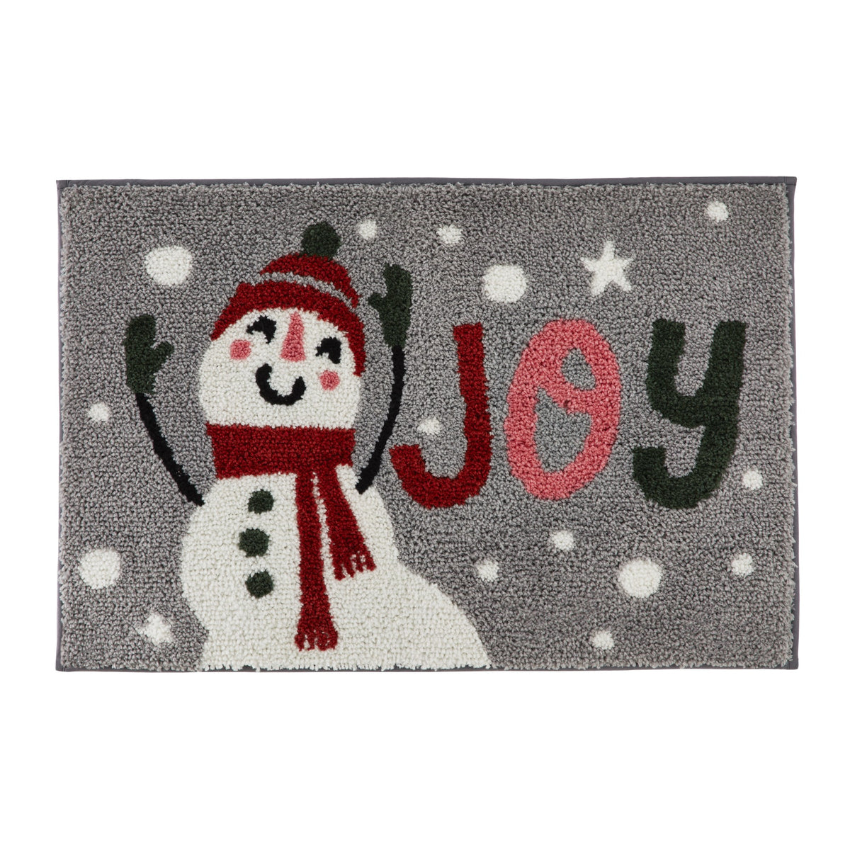 Snowman Christmas Bath Mat in Grey 50 x 80cm – Ulster Weavers
