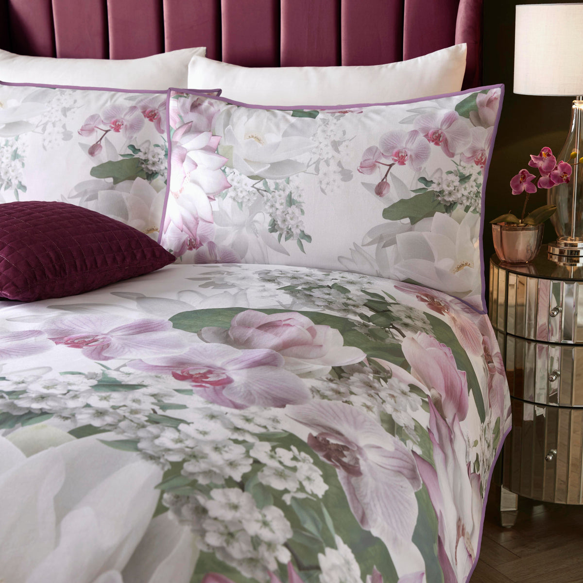 Lotus Duvet Cover Set by Soiree in Multi – Ulster Weavers