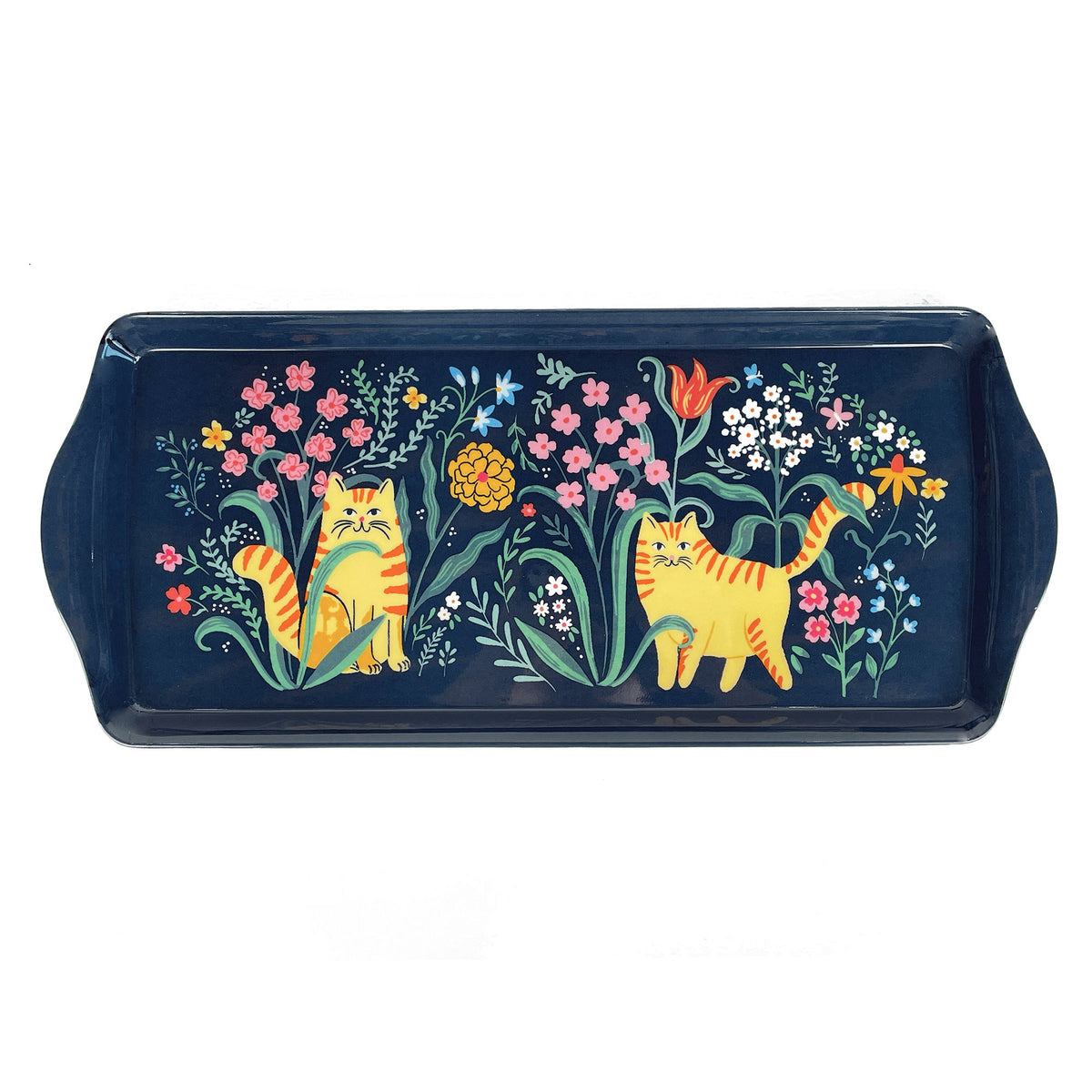Marmalade Meadow Small Serving Tray in Navy – Ulster Weavers