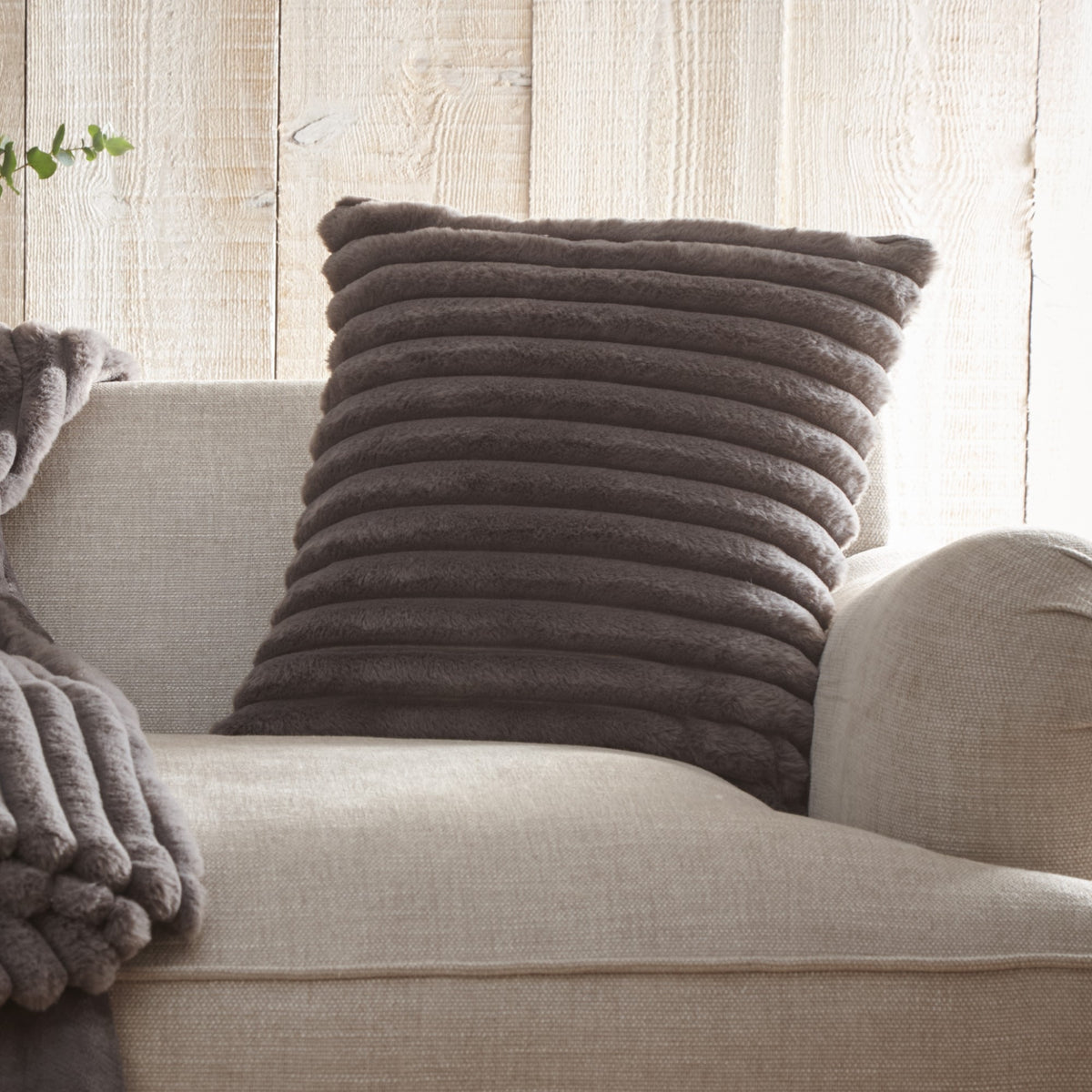 Morritz Cushion in Charcoal 43 x 43cm – Ulster Weavers