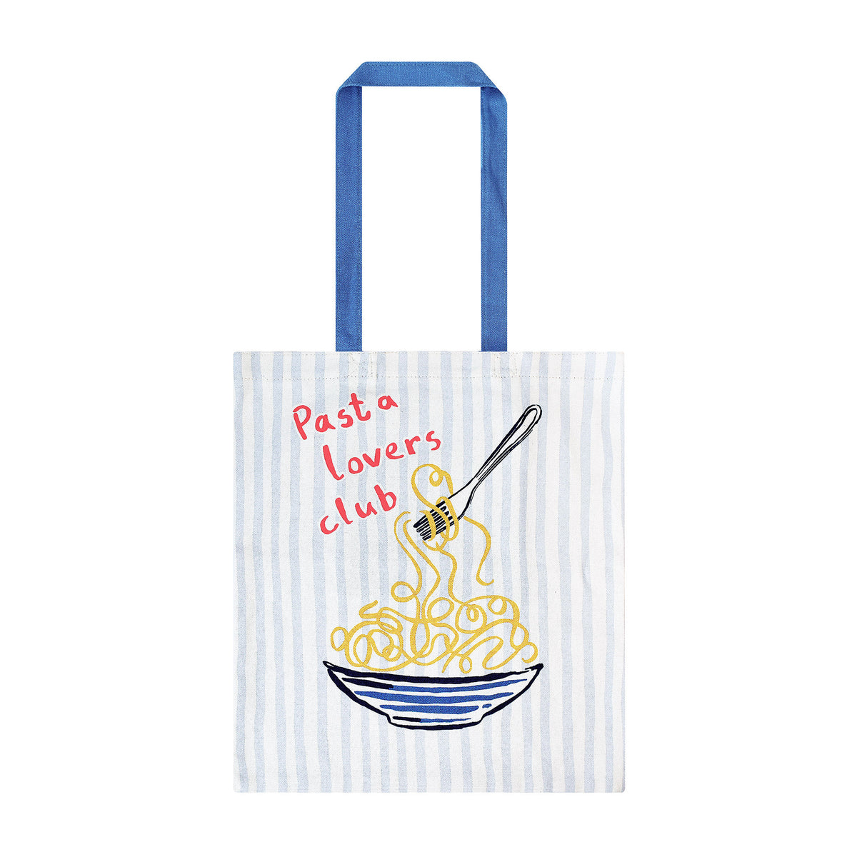 Pasta Lovers Club Tote Shopping Bag in Yellow – Ulster Weavers