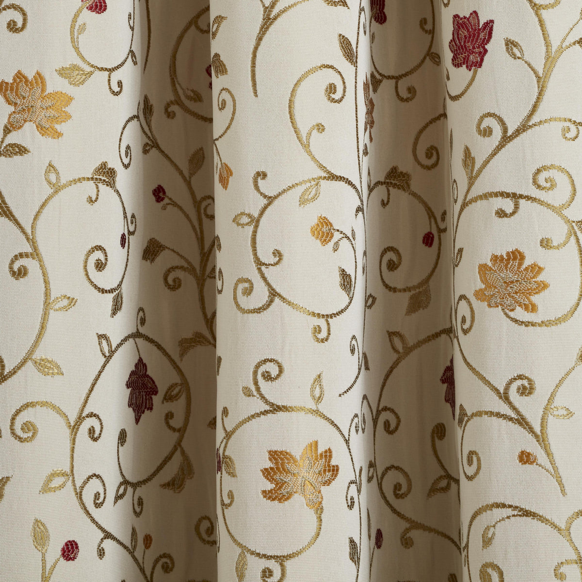 Renata Curtain Tiebacks in Natural/Red – Ulster Weavers