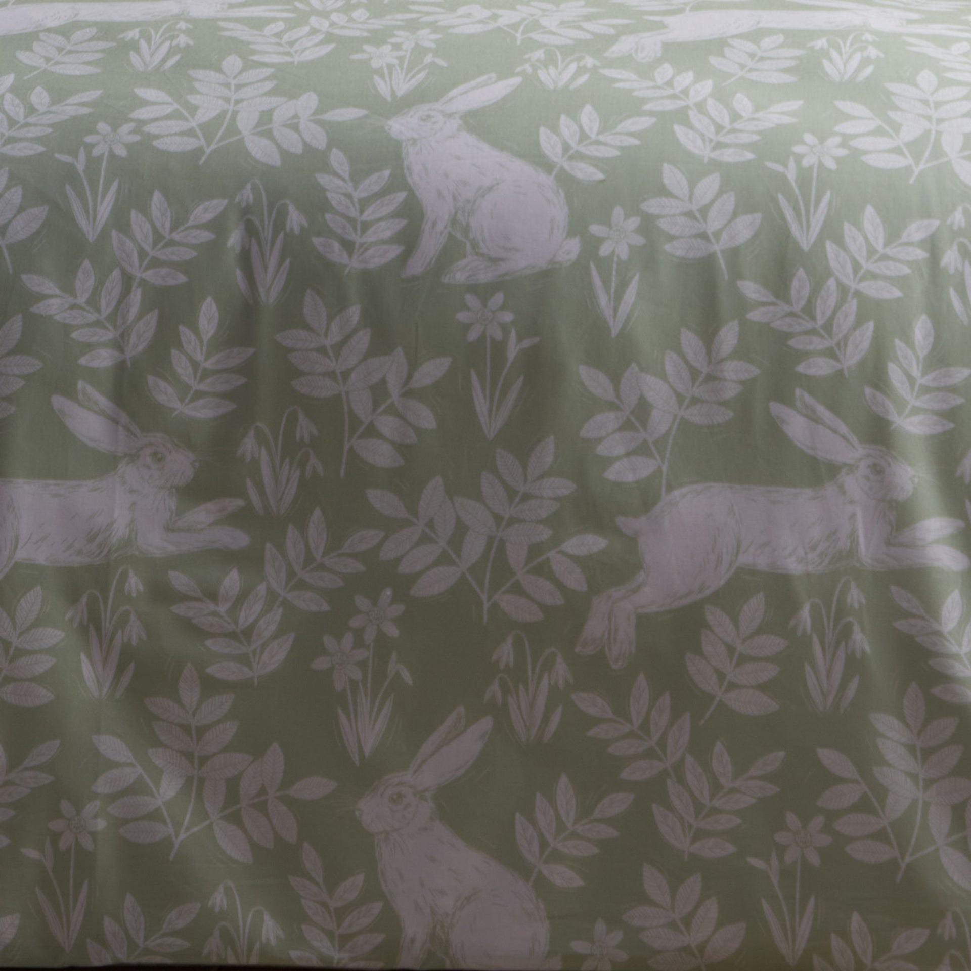 Spring Rabbits Duvet Cover Set in Green – Ulster Weavers