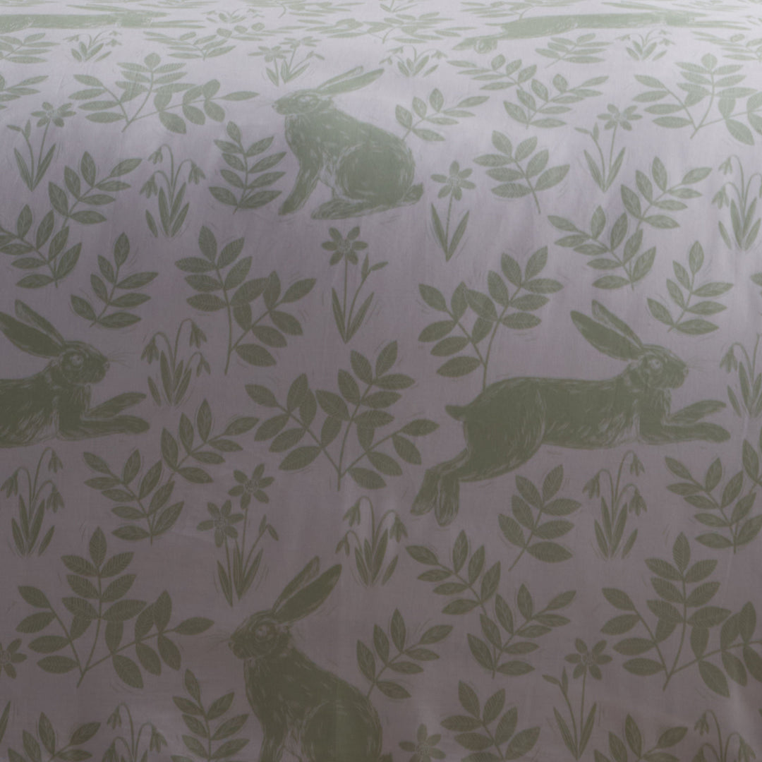 Spring Rabbits Duvet Cover Set in Green – Ulster Weavers