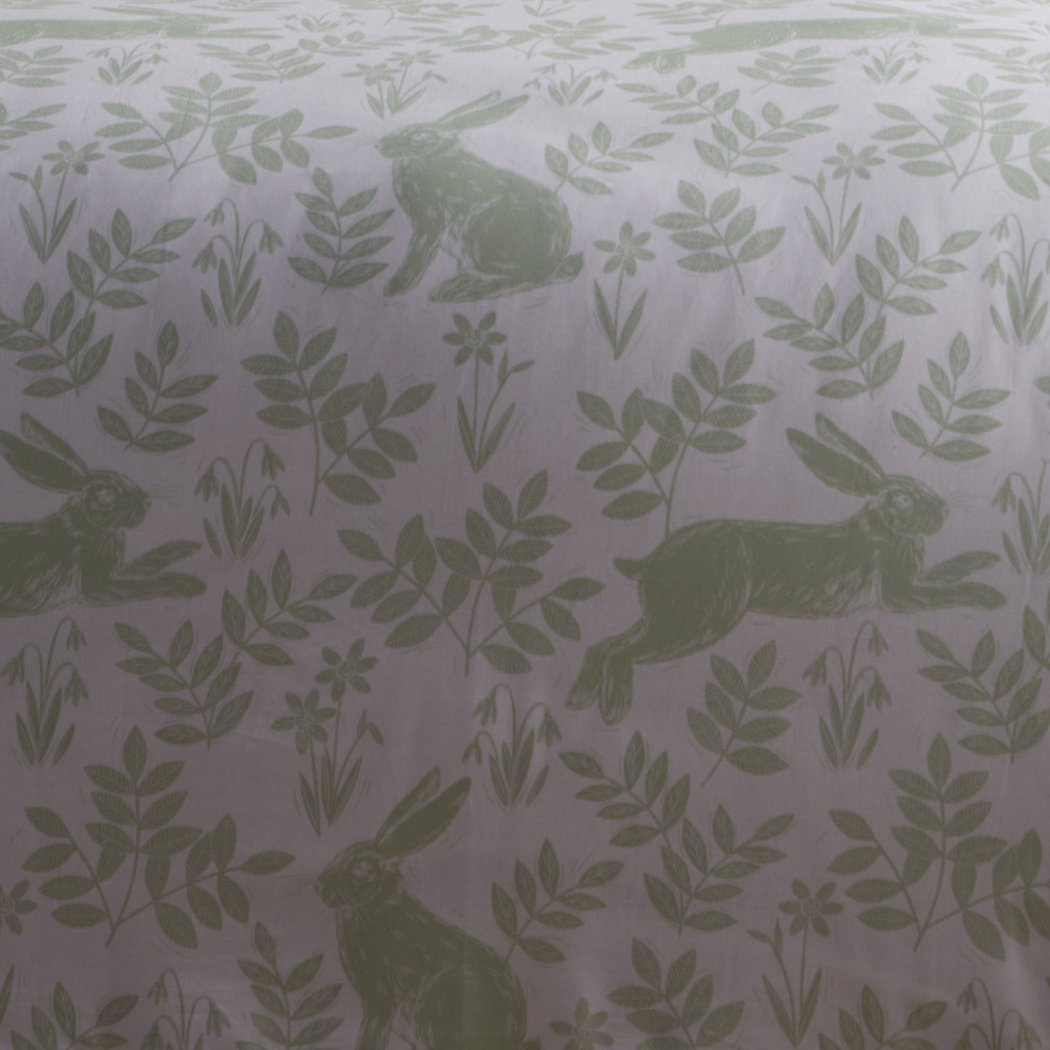 Spring Rabbits Duvet Cover Set in Green – Ulster Weavers
