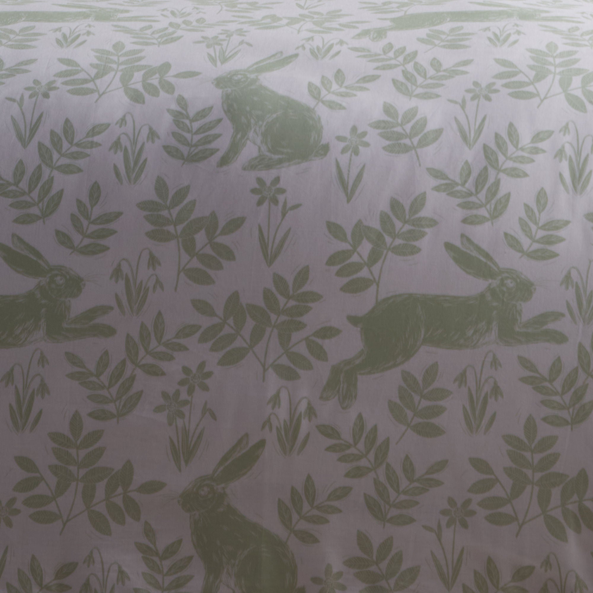 Spring Rabbits Duvet Cover Set in Green – Ulster Weavers