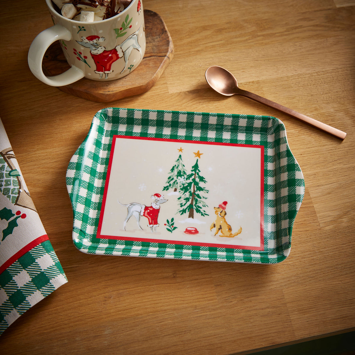 Winter Walkies Scatter Tray in Beige – Ulster Weavers