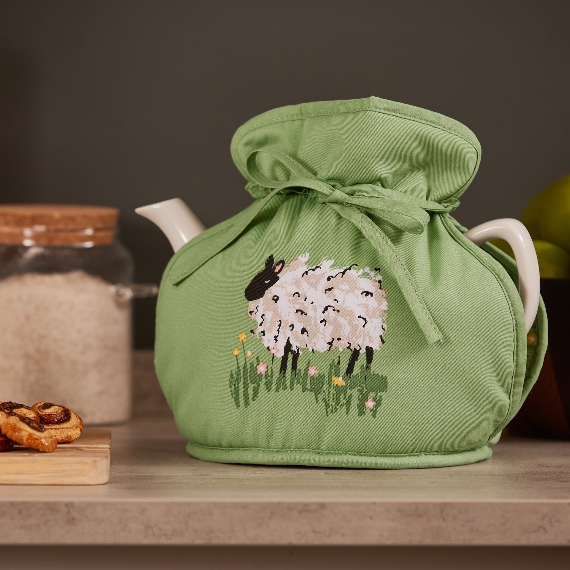 Woolly Sheep Tea Cosy Muff in Green – Ulster Weavers