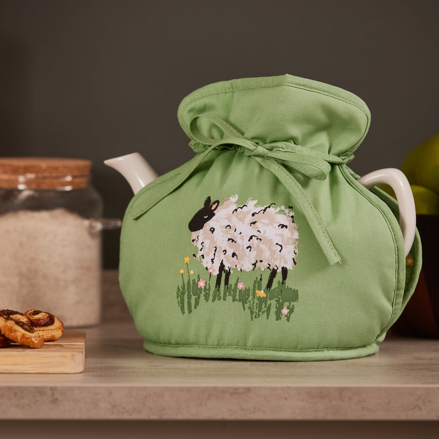 Woolly Sheep Tea Cosy Muff in Green – Ulster Weavers