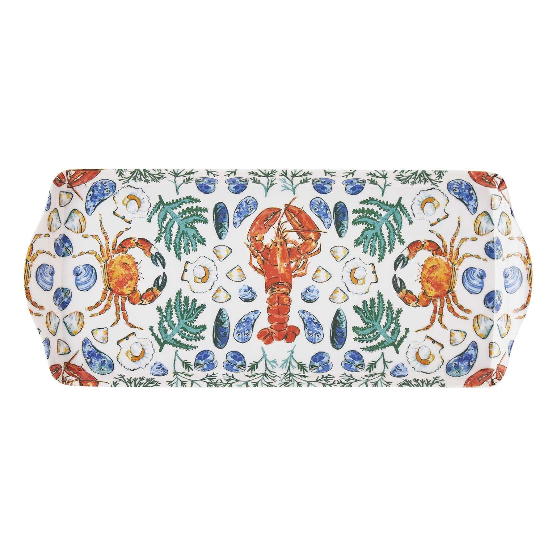 Shellfish Small Serving Tray in Green – Ulster Weavers